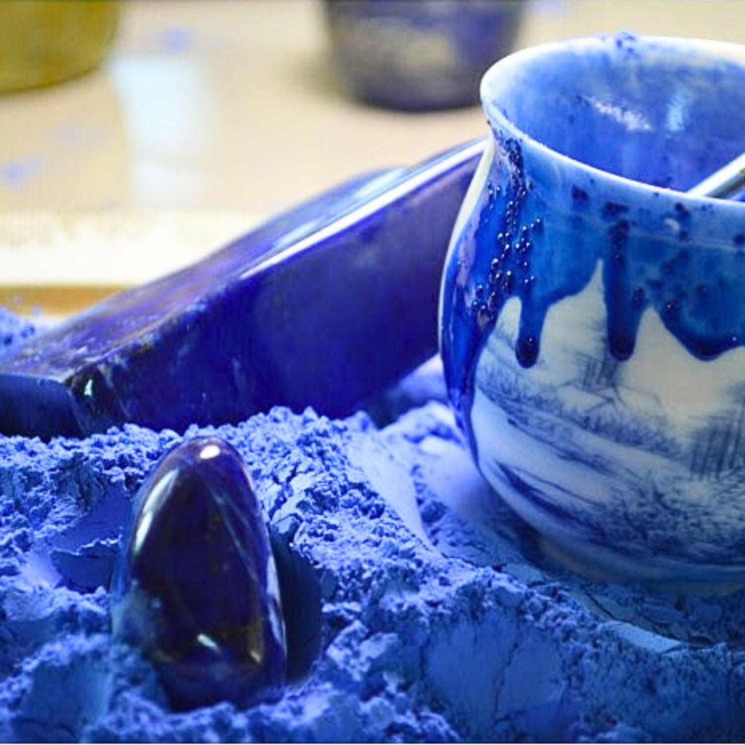 Lapis Lazuli Paint | Natural Ultramarine & Mineral Paints for Artists